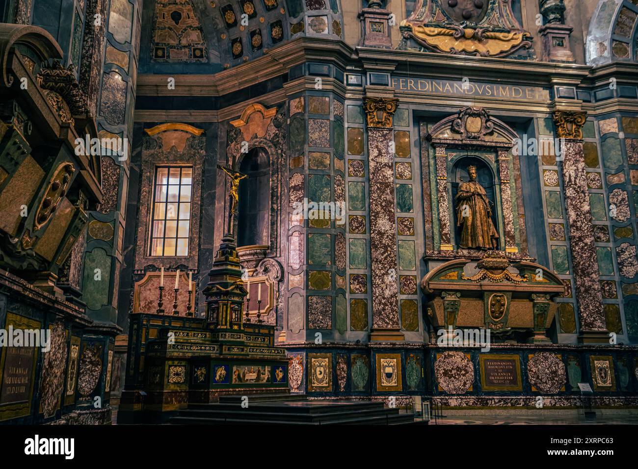 Inside a Museum in the medieval famous city of Florence, Italy Stock ...