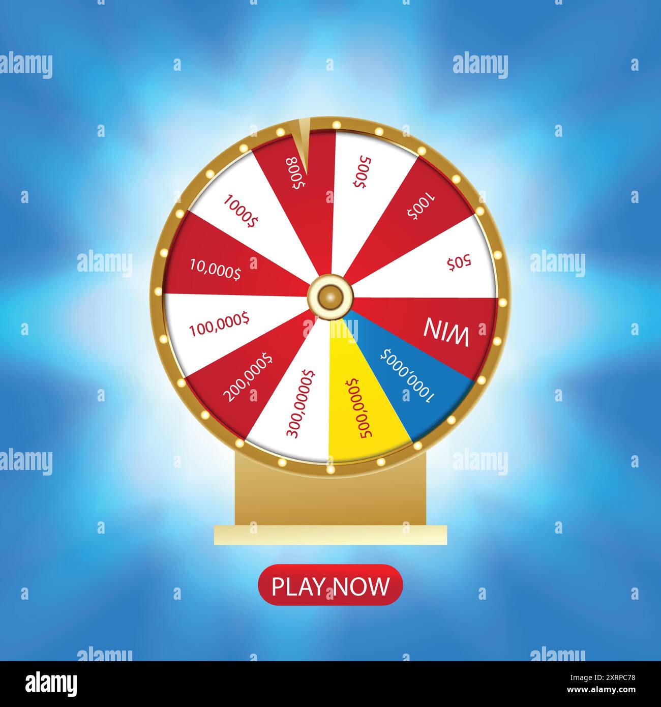 Spinning Game Wheels stock vector Stock Vector Image & Art - Alamy