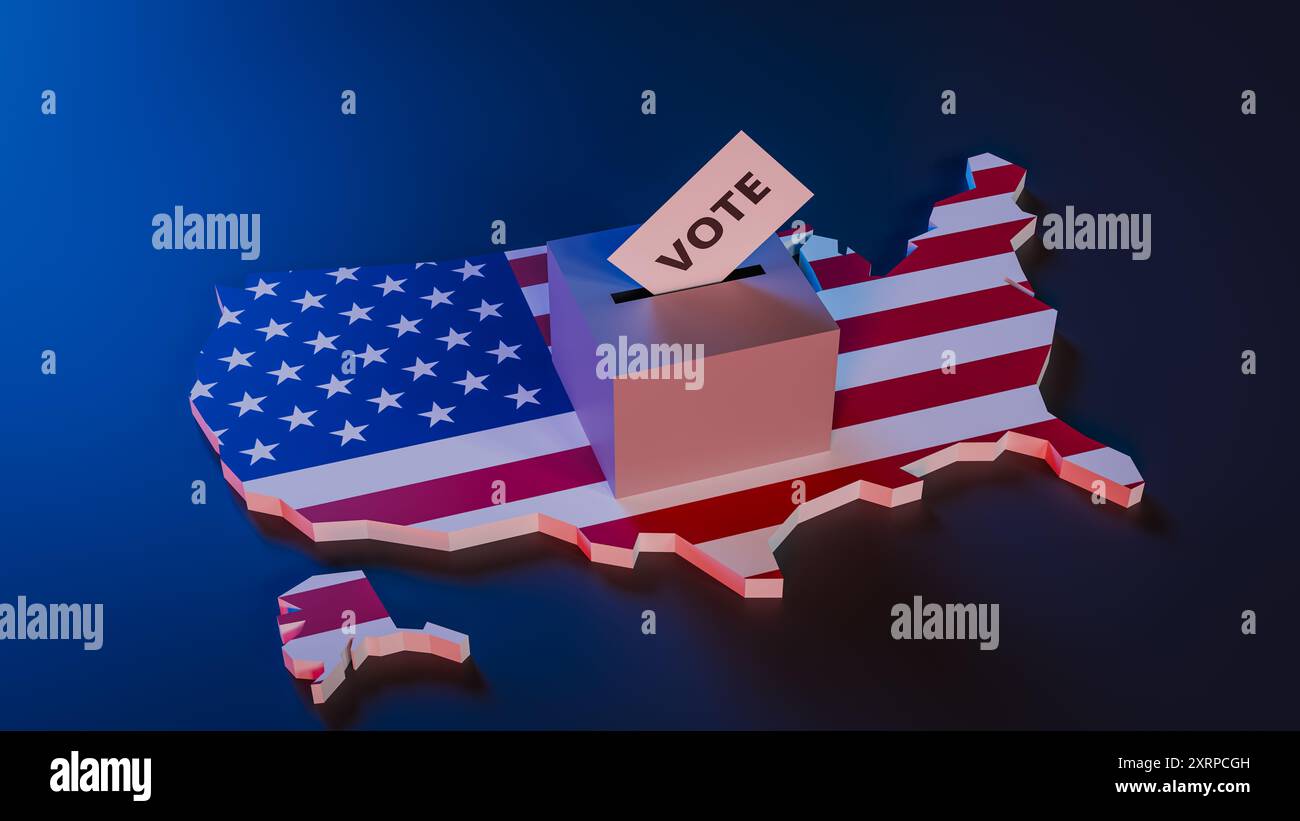 3d ballot box hi-res stock photography and images - Alamy