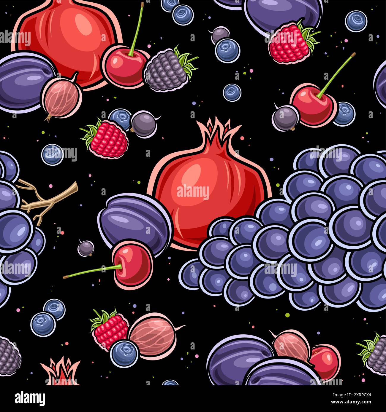 Flying berry Stock Vector Images - Alamy