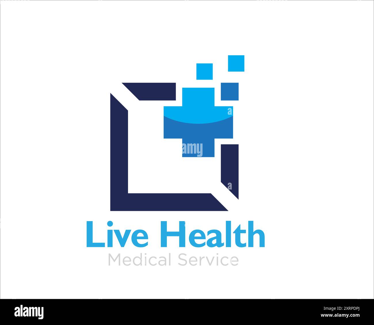 live health logo designs for medical service Stock Vector Image & Art ...