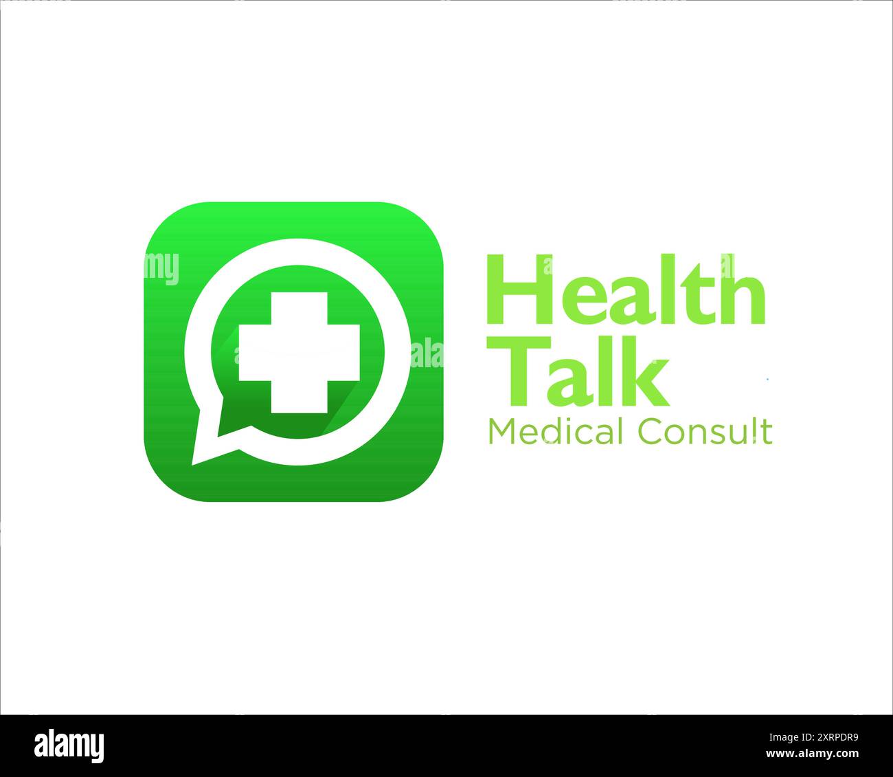 health talk logo designs for medical consultation Stock Vector Image & Art - Alamy