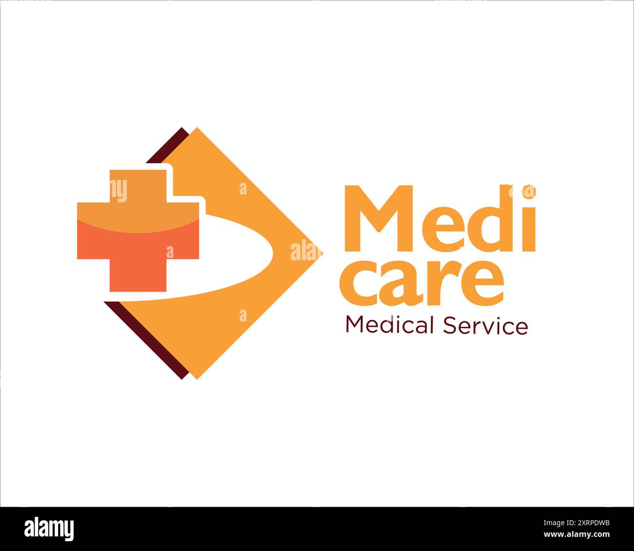 plus medicare logo designs for medical service or clinic logo Stock ...