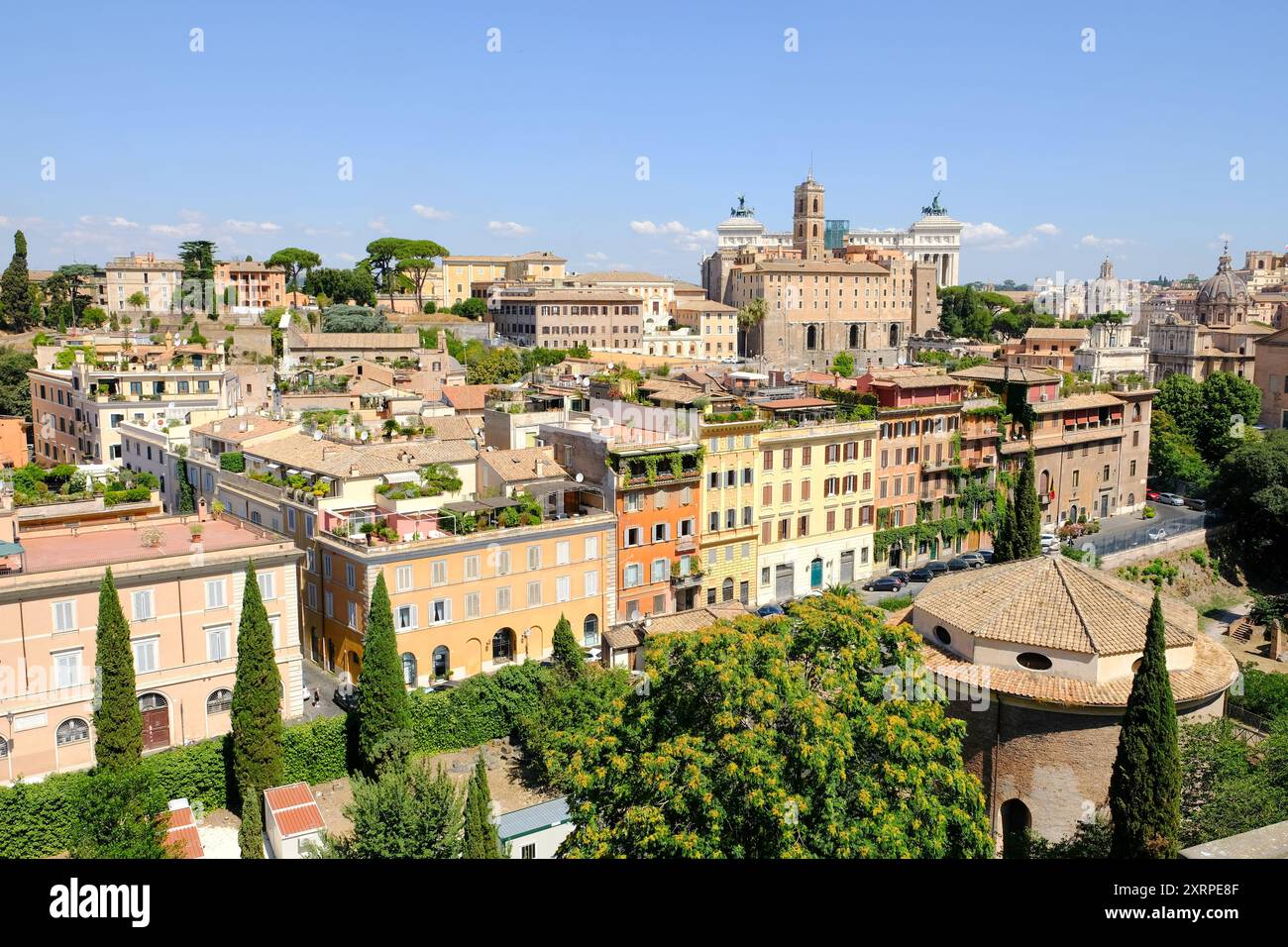 Rome hill view hi-res stock photography and images - Alamy