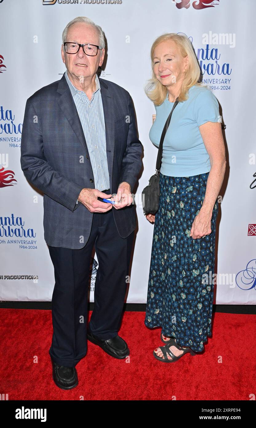 Burbank, CA USA - August 2, 2024: Jerry Dobson, Mary Dobson attends ...
