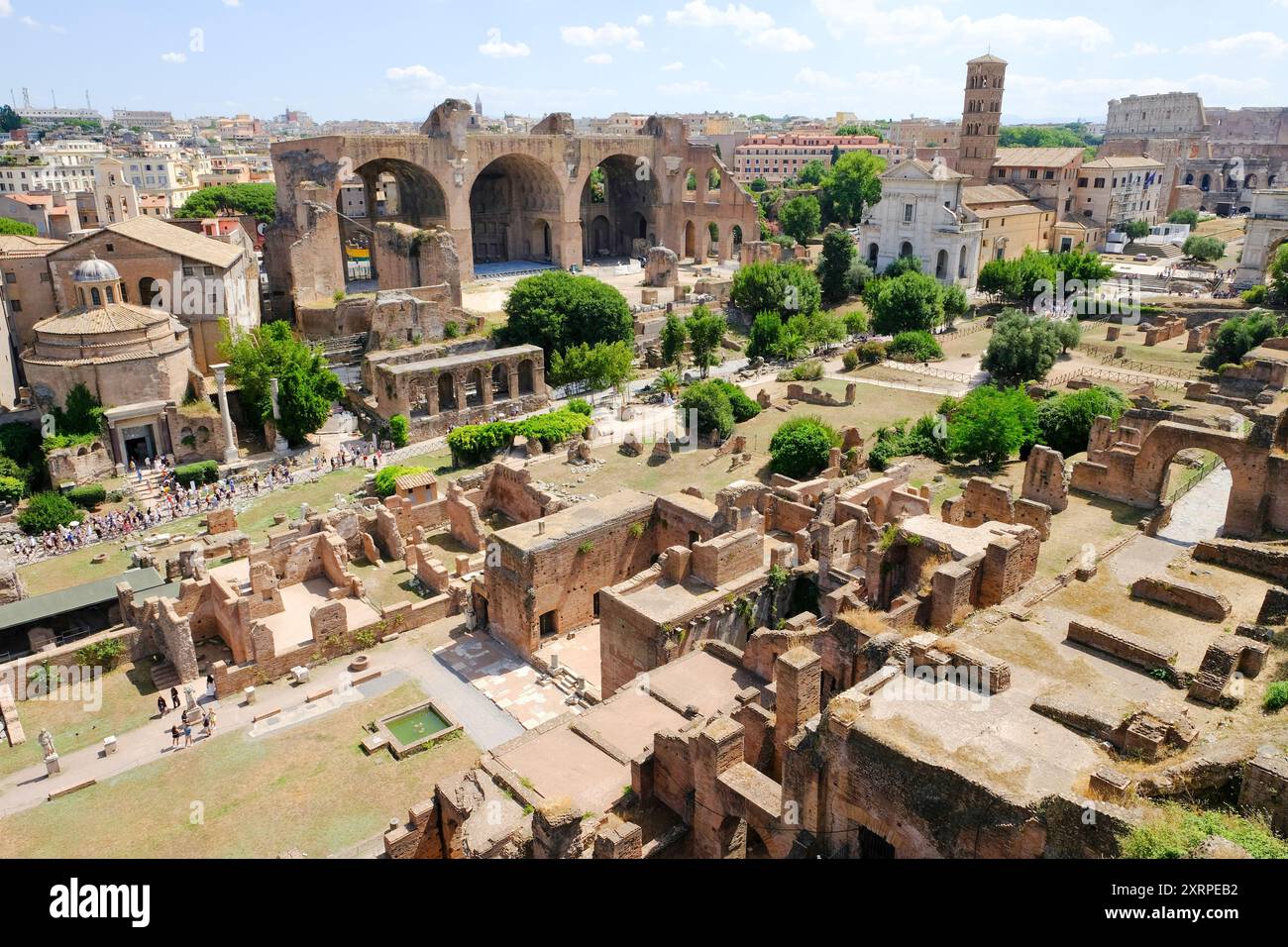 View roman forum from palatine hi-res stock photography and images - Alamy