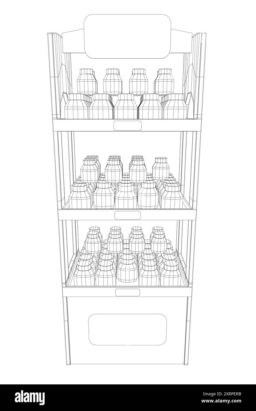 Glass racks Stock Vector Images - Alamy