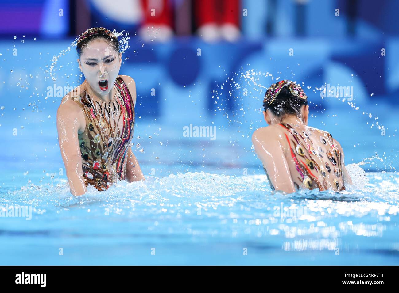 **CHINESE MAINLAND, HONG KONG, MACAU AND TAIWAN OUT** Chinese synchronised swimmers Wang Liuyi ...