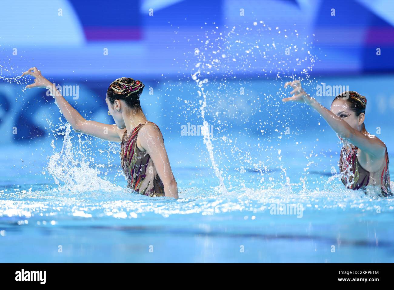 **CHINESE MAINLAND, HONG KONG, MACAU AND TAIWAN OUT** Chinese synchronised swimmers Wang Liuyi ...