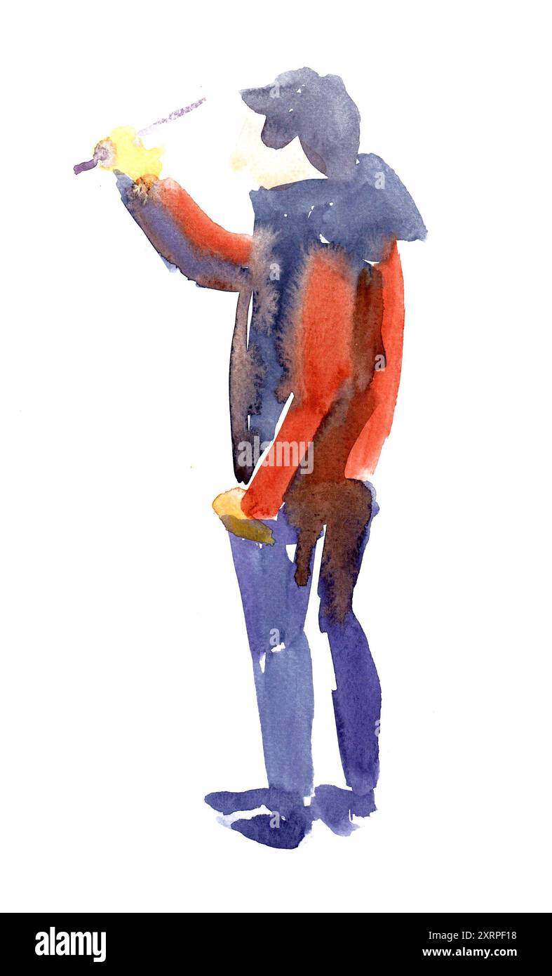 Abstract view man doing something hi-res stock photography and images ...