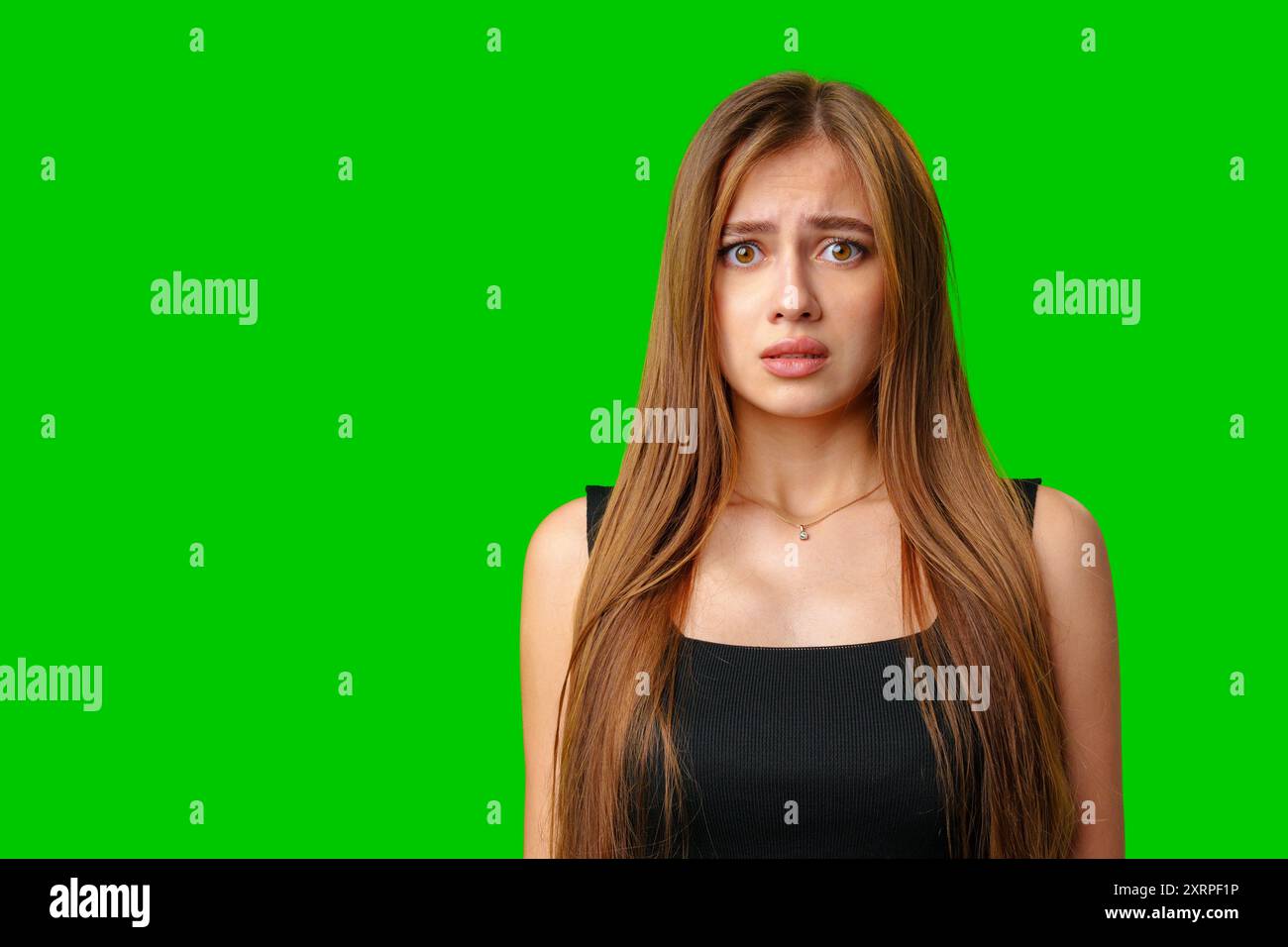 Apprehensive facial expression hi-res stock photography and images - Alamy