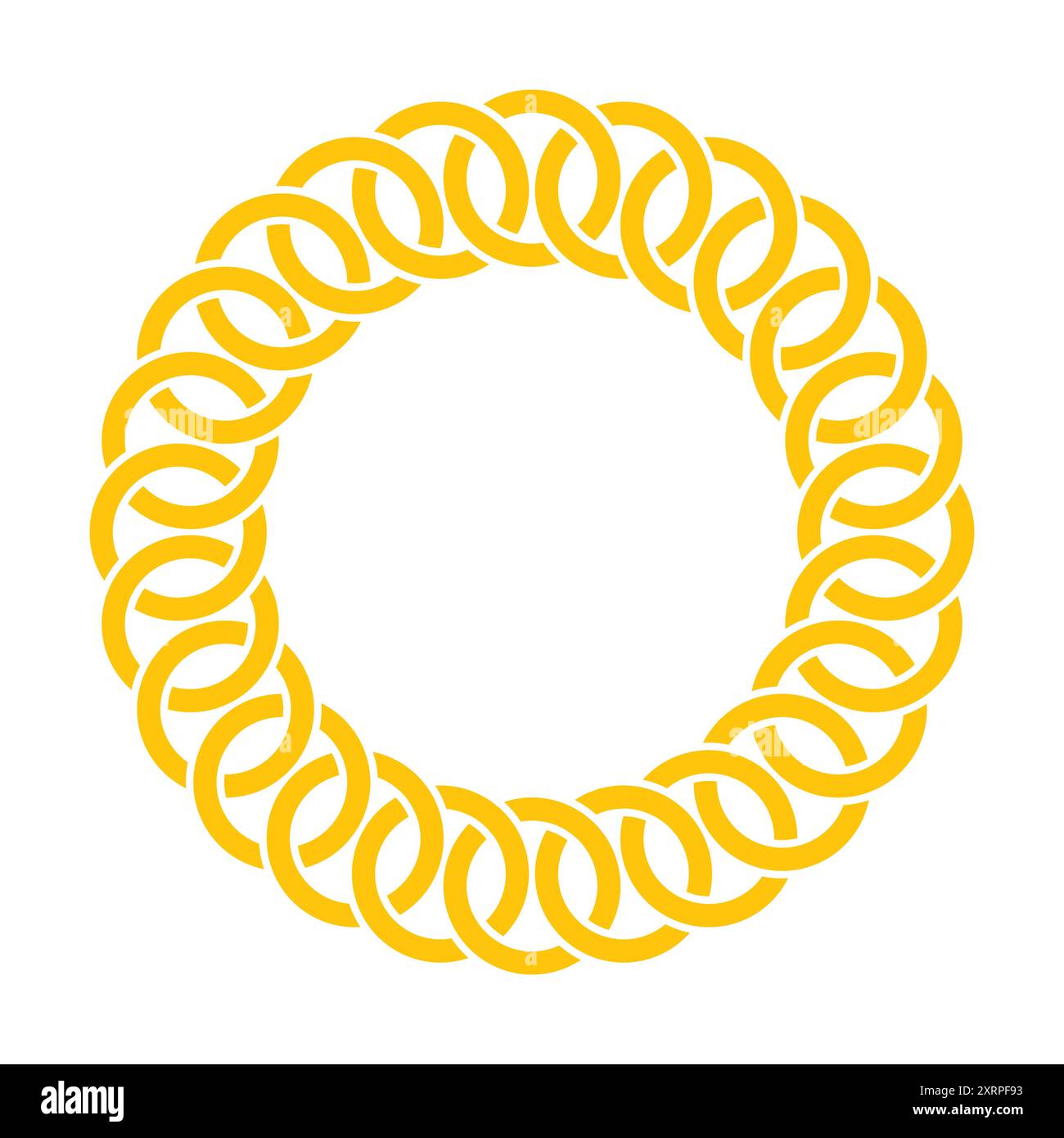 Decorative ornate round frame Stock Vector Images - Alamy