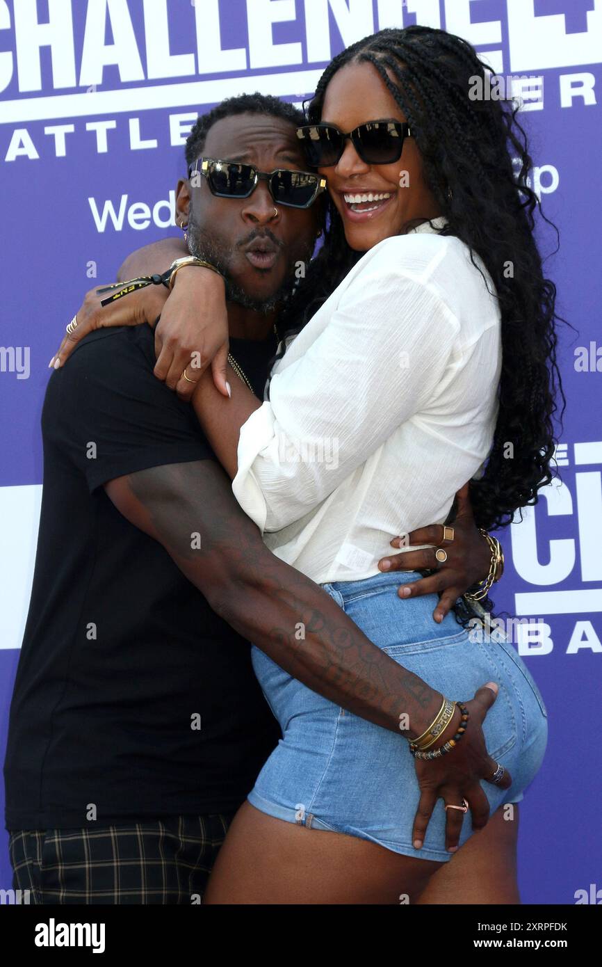 August 9, 2024, Los Angeles, Ca, USA: LOS ANGELES - AUG 9: Nehemiah Clark, Nia Moore at the MTV ...