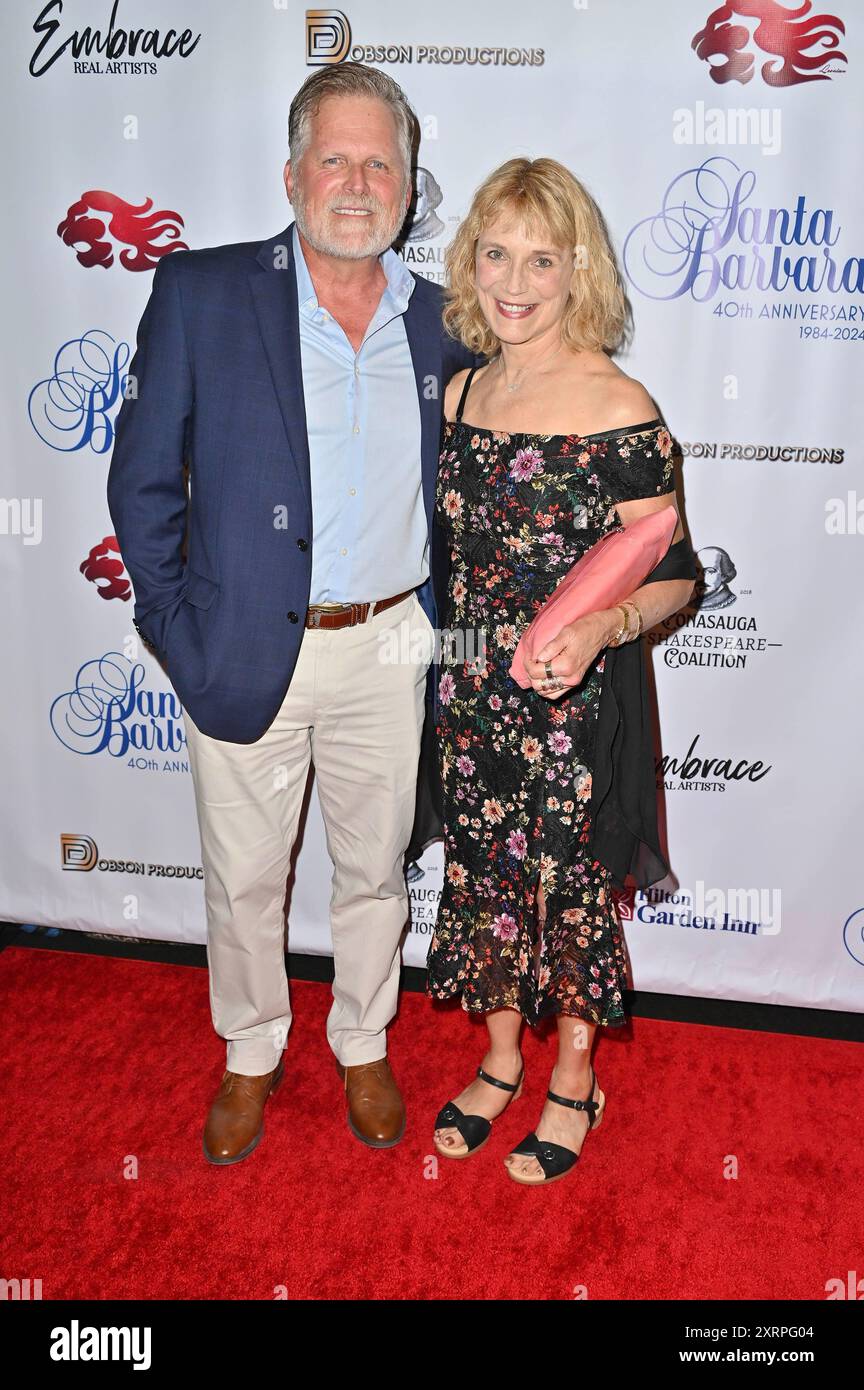 Burbank, CA USA - August 2, 2024: Robert Newman, Harley Jane Kozak ...