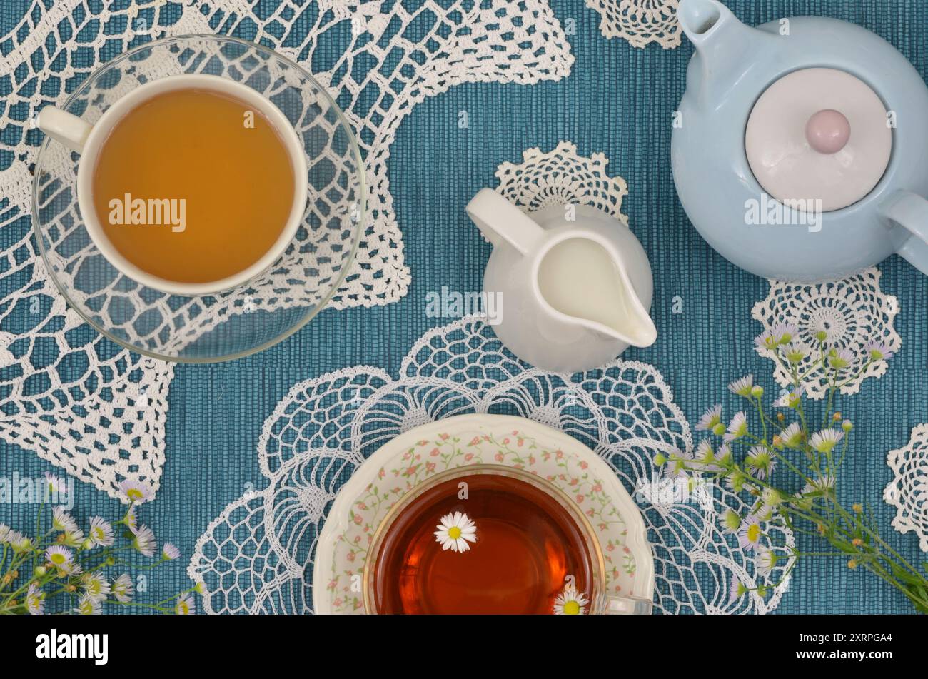Milk top view hi-res stock photography and images - Alamy