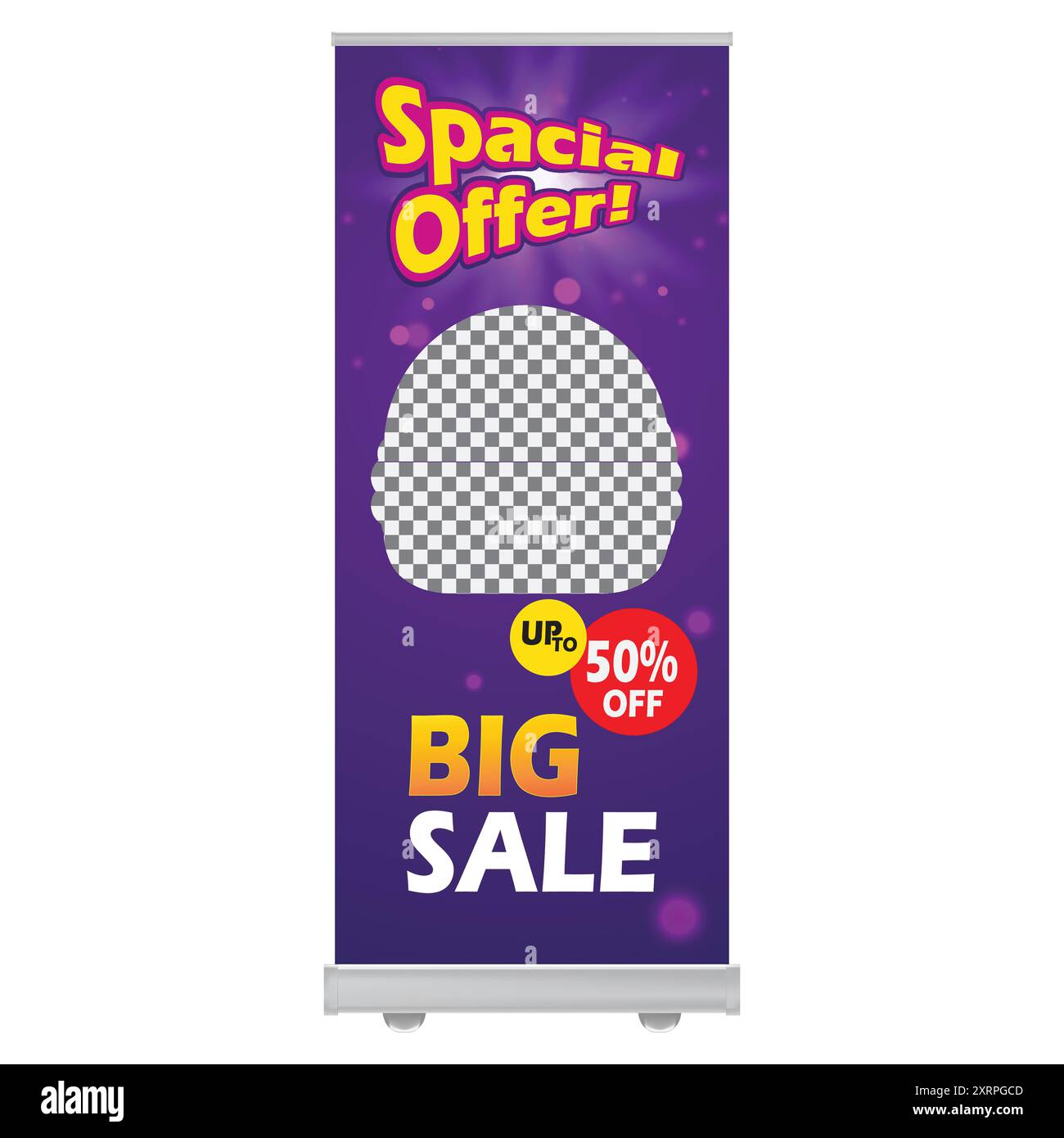 Roll up banner design template. offer banner template Stock Vector ...