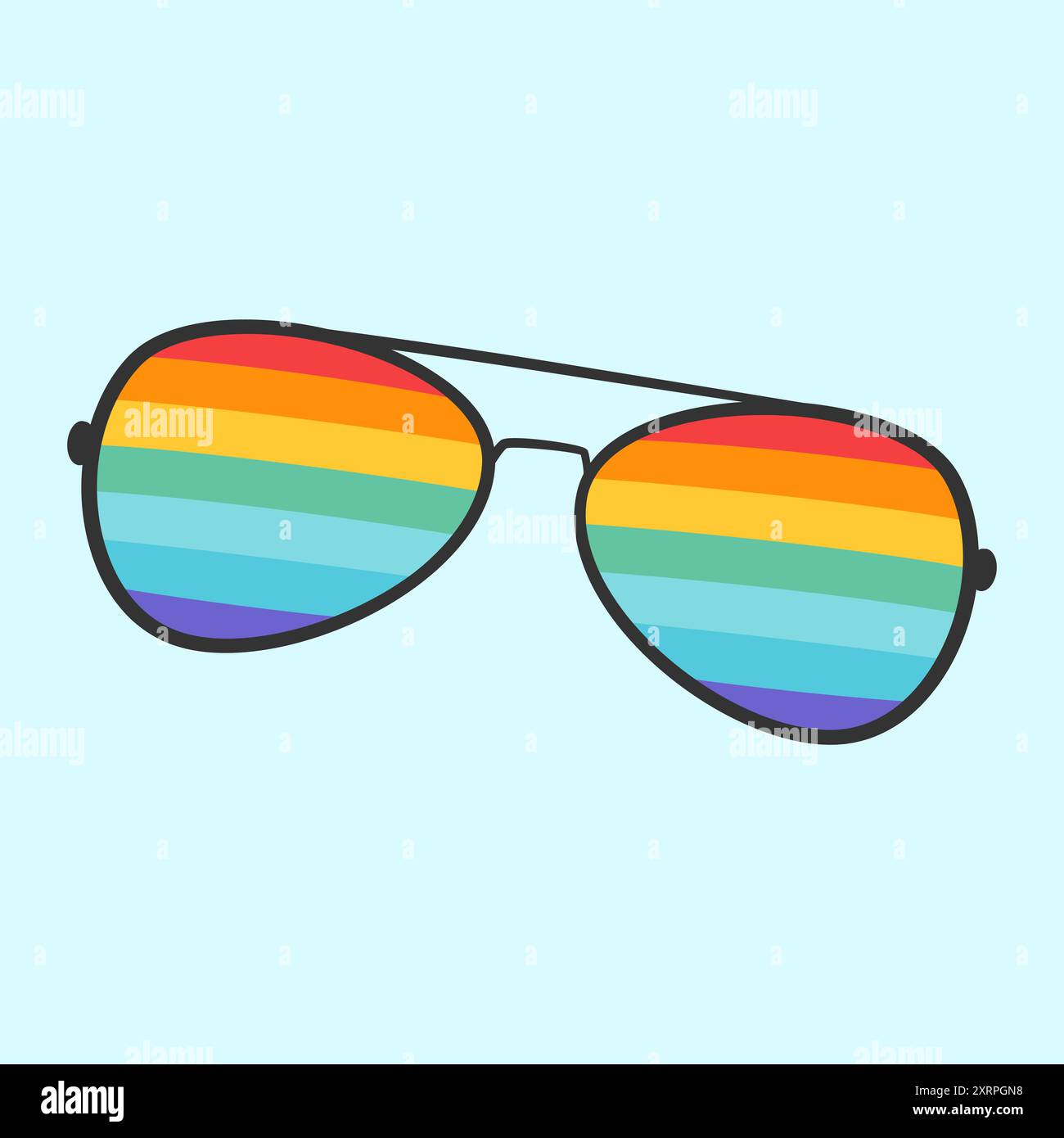 Glass rainbow Stock Vector Images - Alamy
