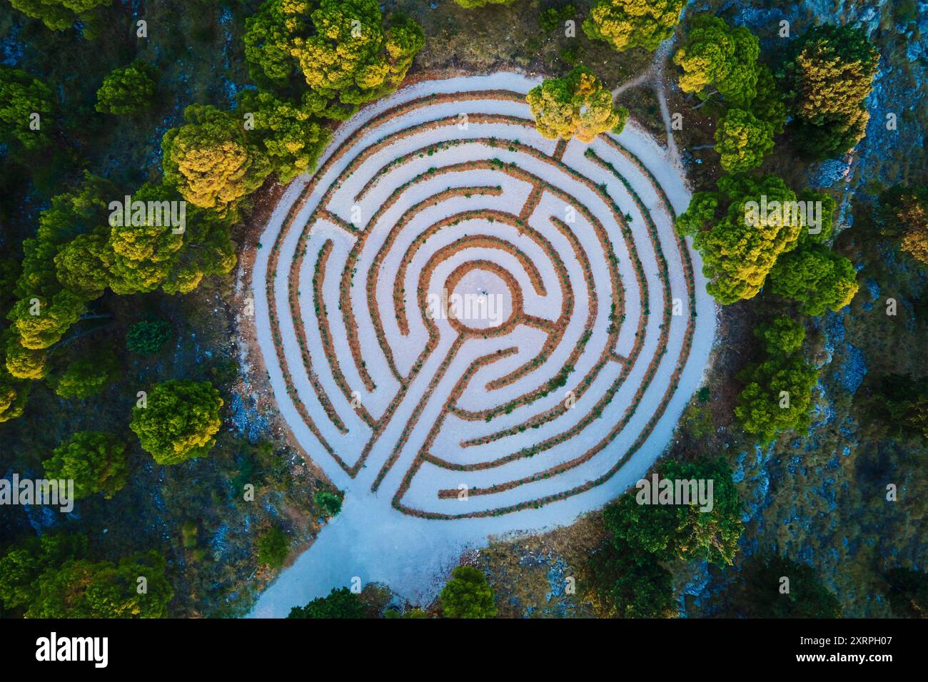 Rogoznica lavender labyrinth hi-res stock photography and images - Alamy
