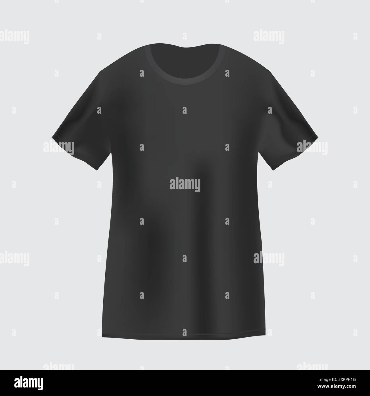 black t shirt mockup vector Stock Vector Image & Art - Alamy