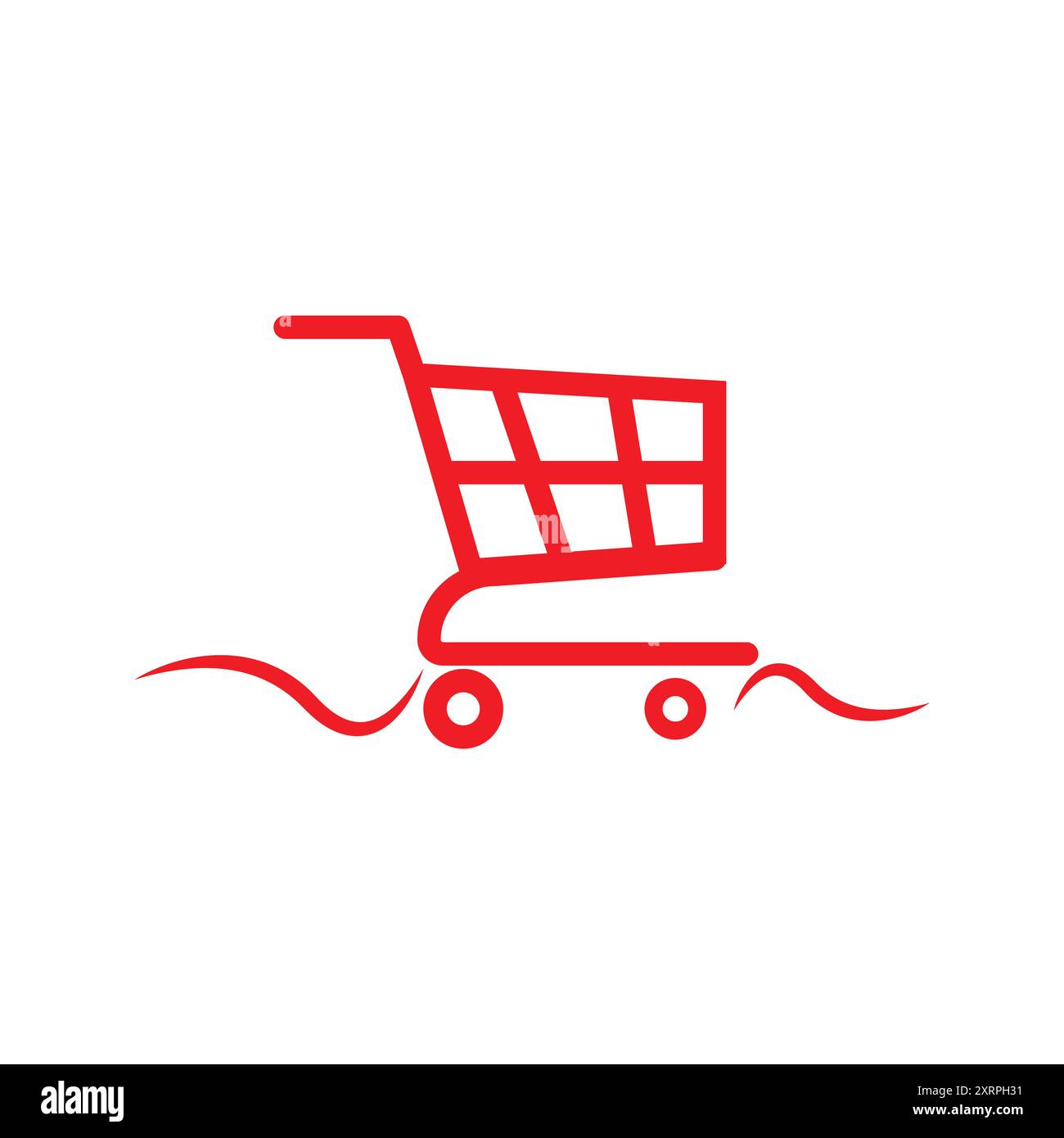 shopping cart icon vector Stock Vector Image & Art - Alamy