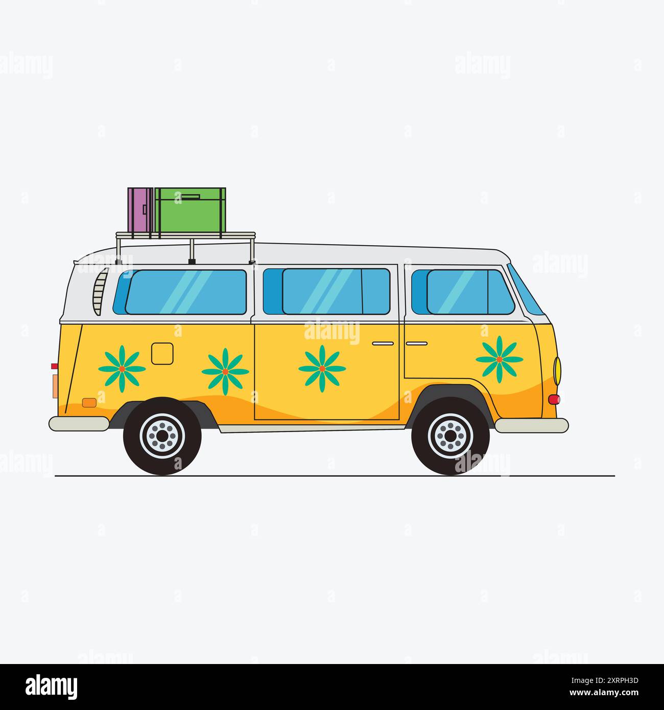 Camper van vectors hi-res stock photography and images - Alamy