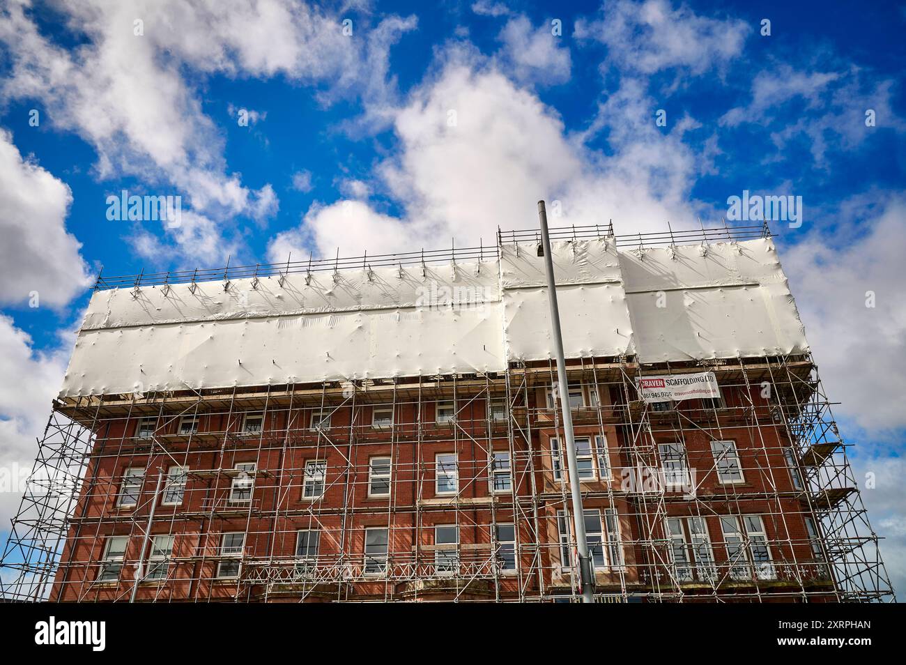 Repairing and re-roofing The Mount Hotel and Apartments,Fleetwood ...