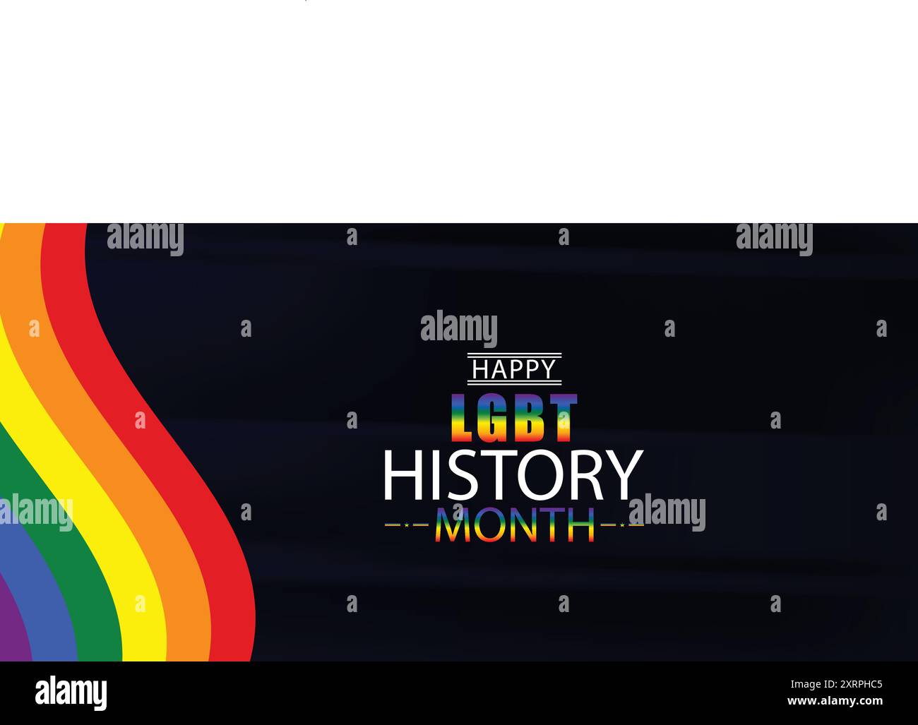 Honoring LGBT The Significance of LGBT History Month Stock Vector Image ...