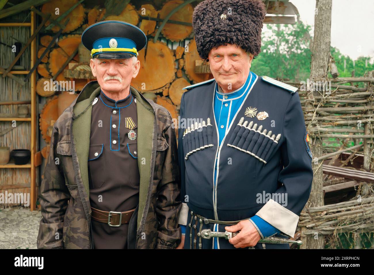 Cossack yard stanitsa borgustanskaya hi-res stock photography and ...