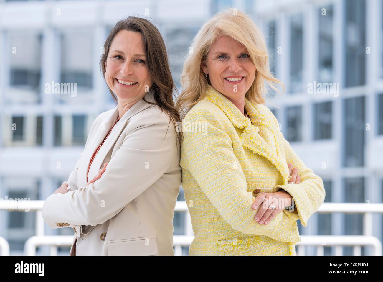 Munich, Germany. 23rd July, 2024. Elisabeth Varn (l) and Manuela Kampp ...