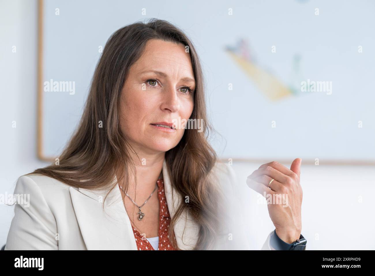 Munich, Germany. 23rd July, 2024. Elisabeth Varn from the Burda-Verlag ...
