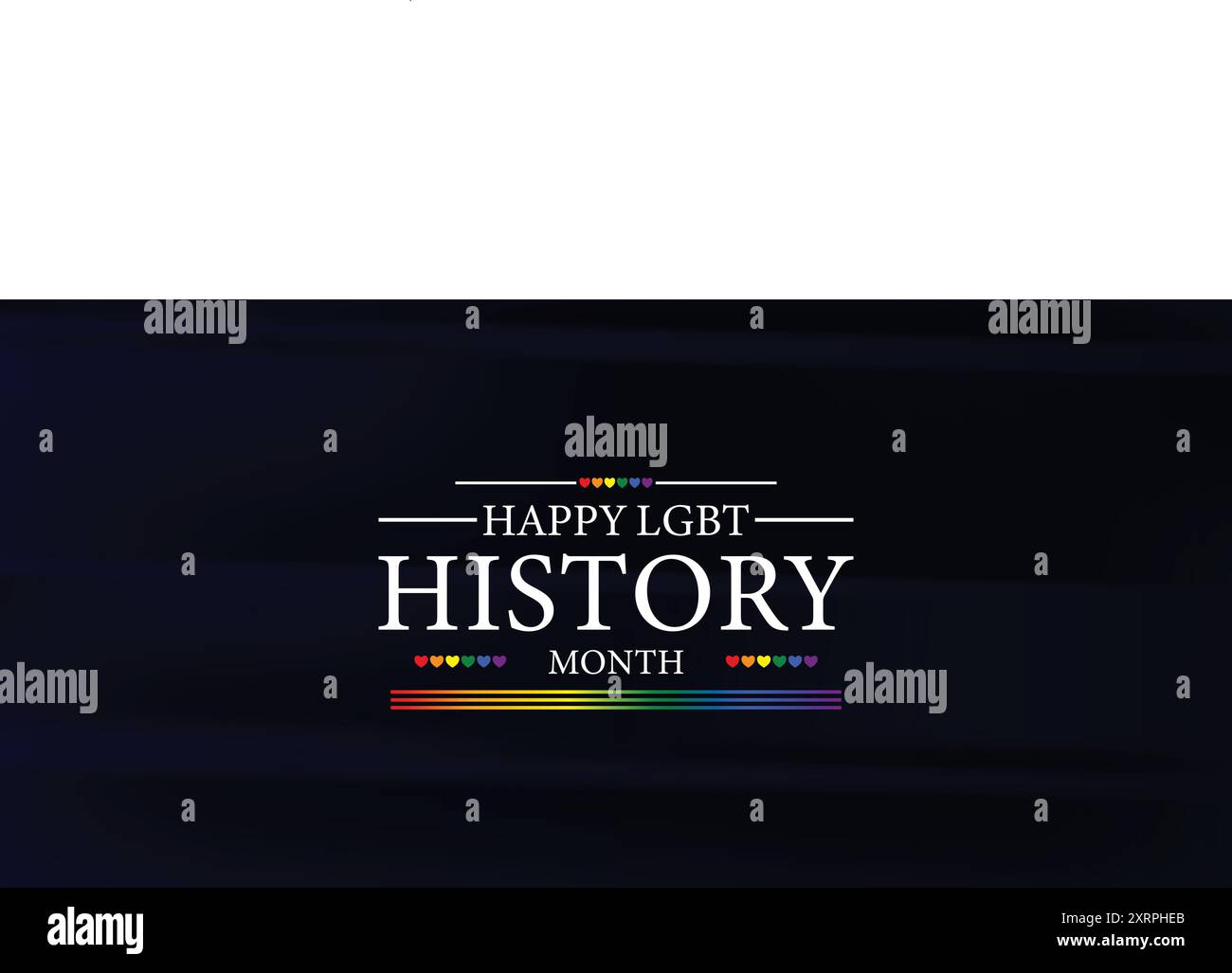 Honoring LGBT The Significance of LGBT History Month Stock Vector Image ...