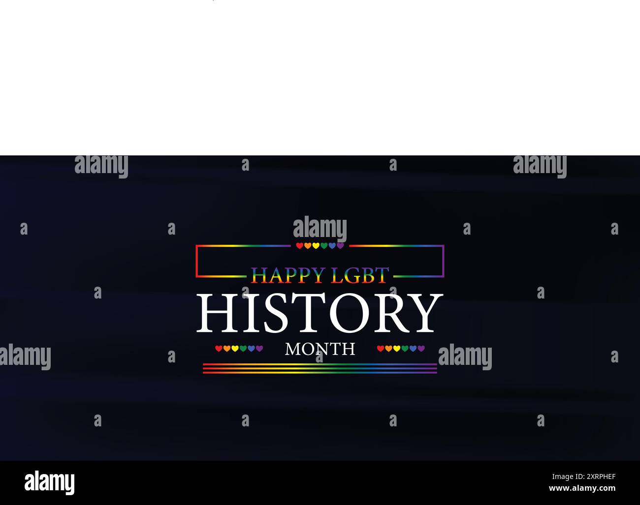 Honoring LGBT The Significance of LGBT History Month Stock Vector Image ...