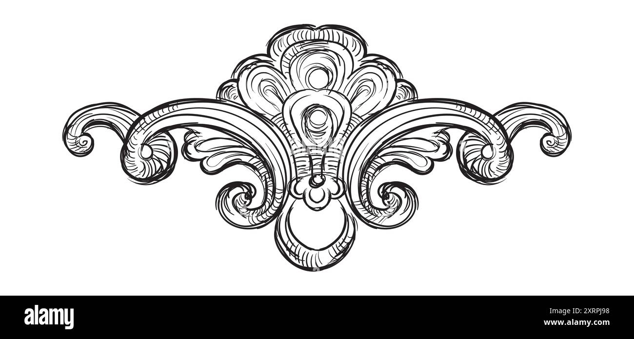Fine architectural detail Stock Vector Images - Alamy