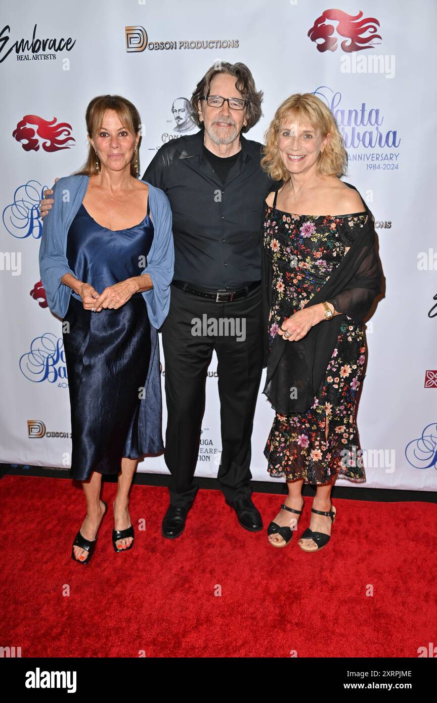 Burbank, CA USA - August 2, 2024: Nancy Lee Grahn, Lane Daives, Harley ...