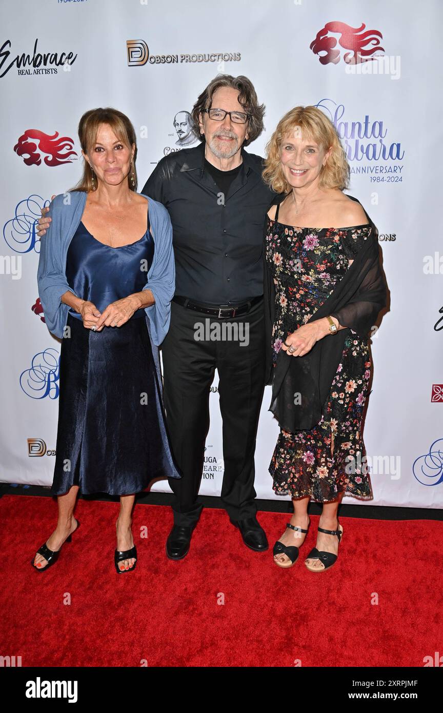 Burbank, CA USA - August 2, 2024: Nancy Lee Grahn, Lane Daives, Harley ...