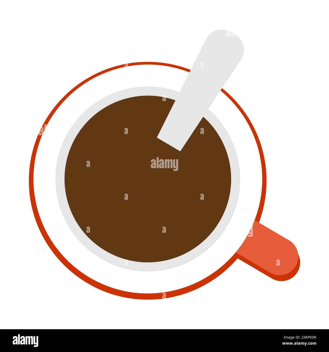Cup black coffee good Stock Vector Images - Alamy