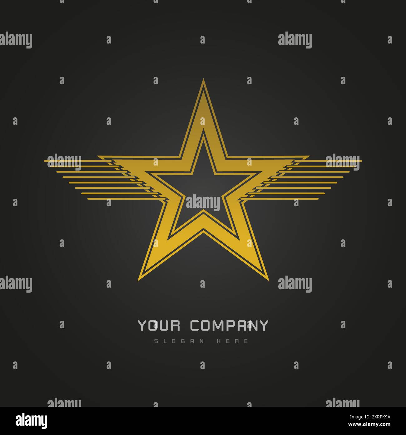 A Big Luxury star, premium and luxury star Logo design award ceremony ...