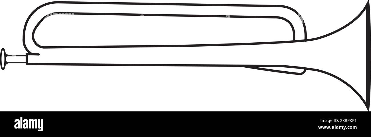 trumpet icon vector illustration simple design Stock Vector Image & Art ...