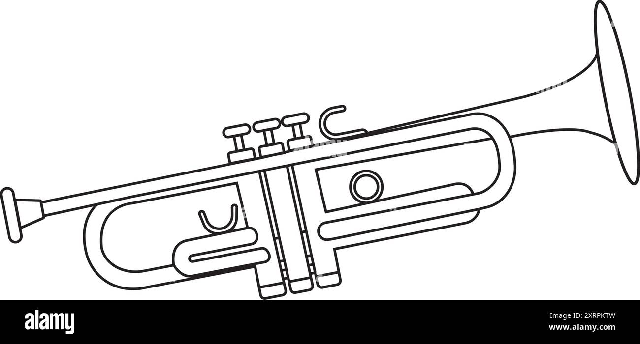 Trumpet Outline Simple