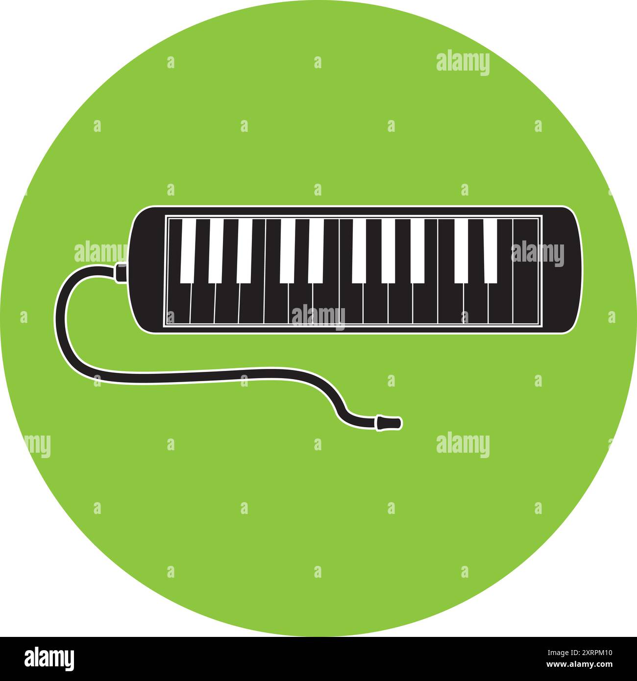 Colors music piano keyboard Stock Vector Images - Alamy
