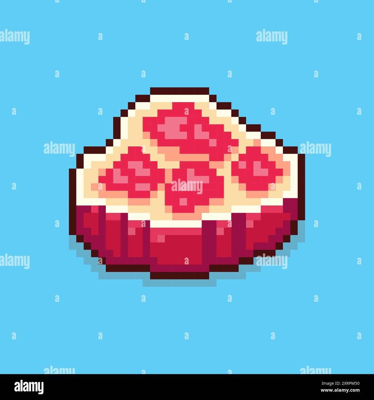 Vector Illustration of meat with Pixel Art Design, perfect for game ...