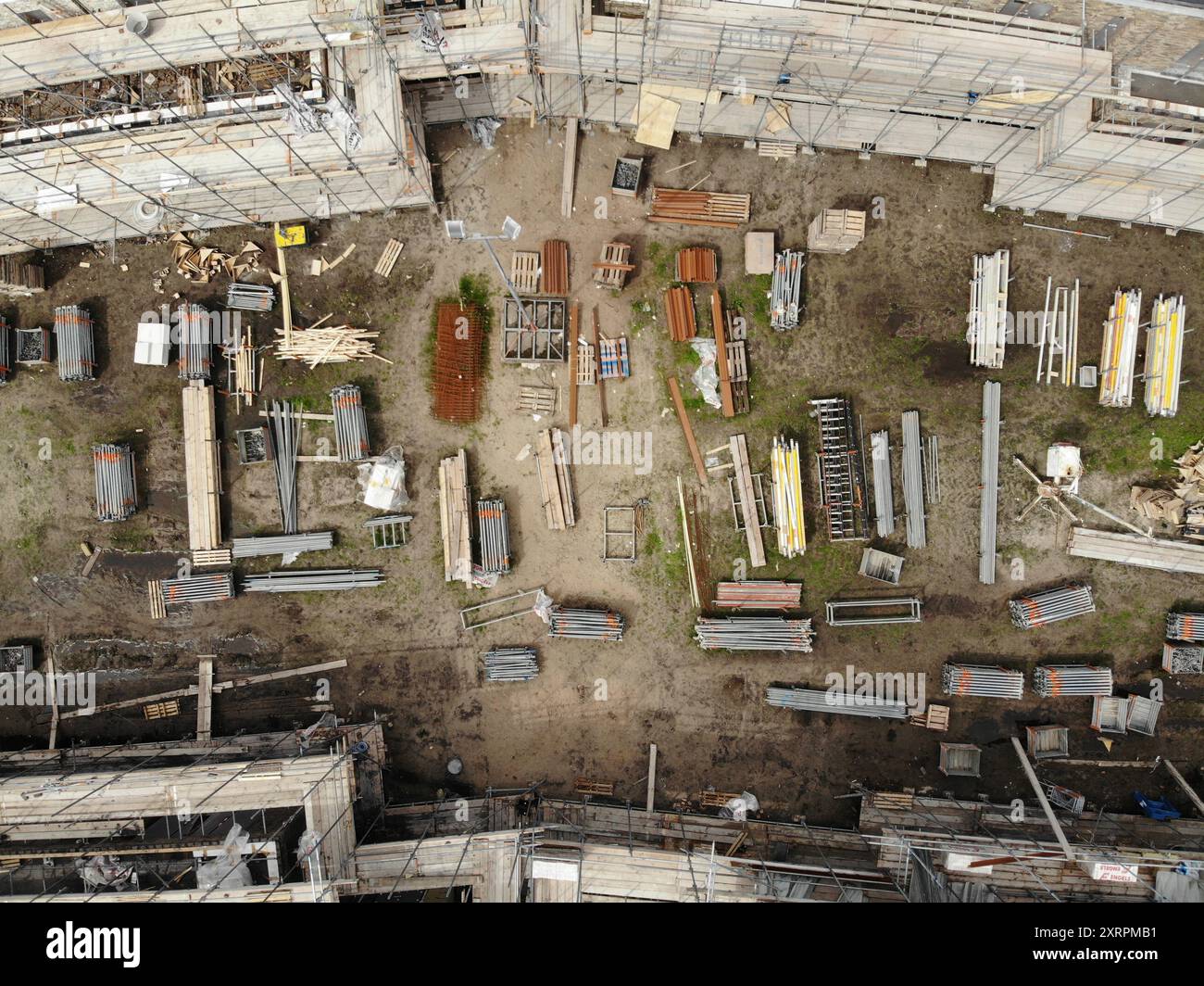 Aerial shot residential building on hi-res stock photography and images ...