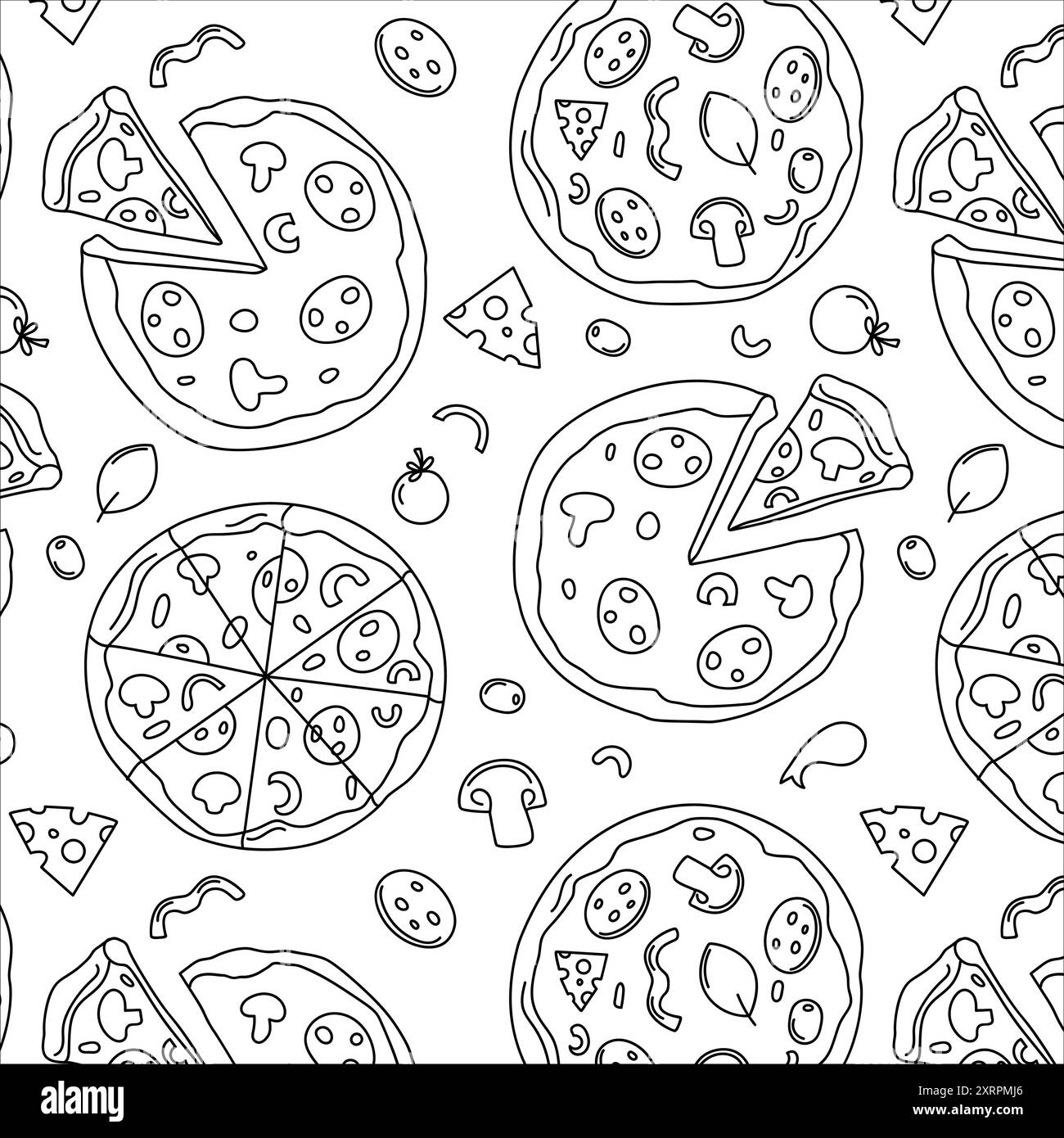 Olive seamless background Black and White Stock Photos & Images - Alamy