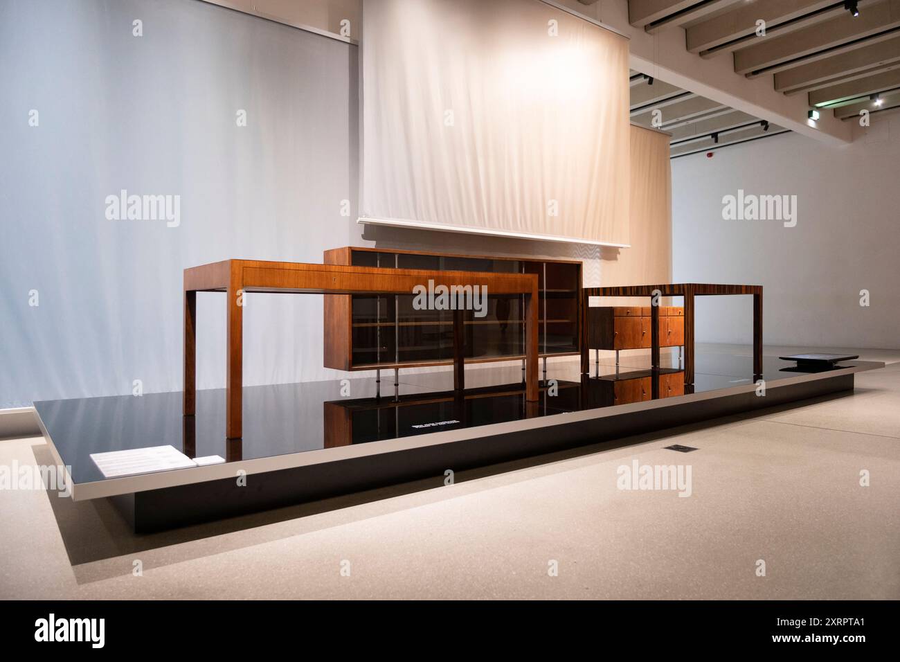 Interior Bauhaus Museum, dedicated to the German art academy with ...