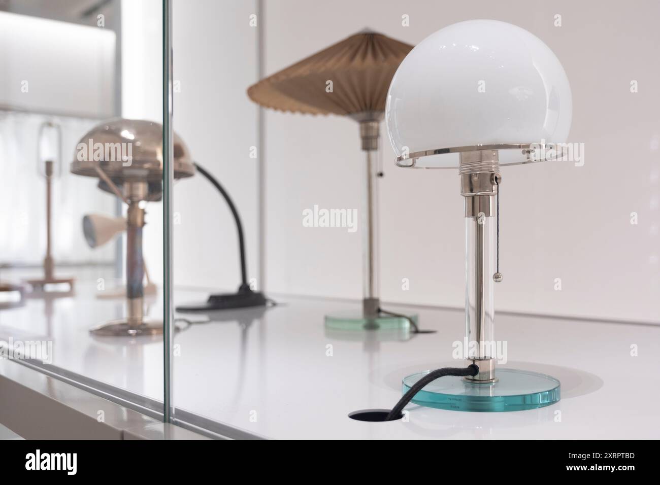 Interior Bauhaus Museum, dedicated to the German art academy with ...