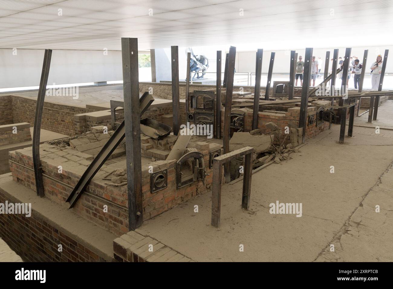 Remains of Station Z execution site, execution trenches and gas chamber ...