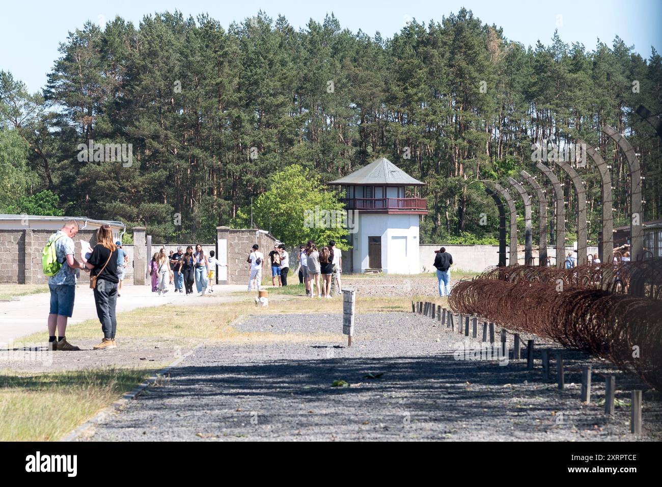 Sachsenhausen guard tower hi-res stock photography and images - Alamy