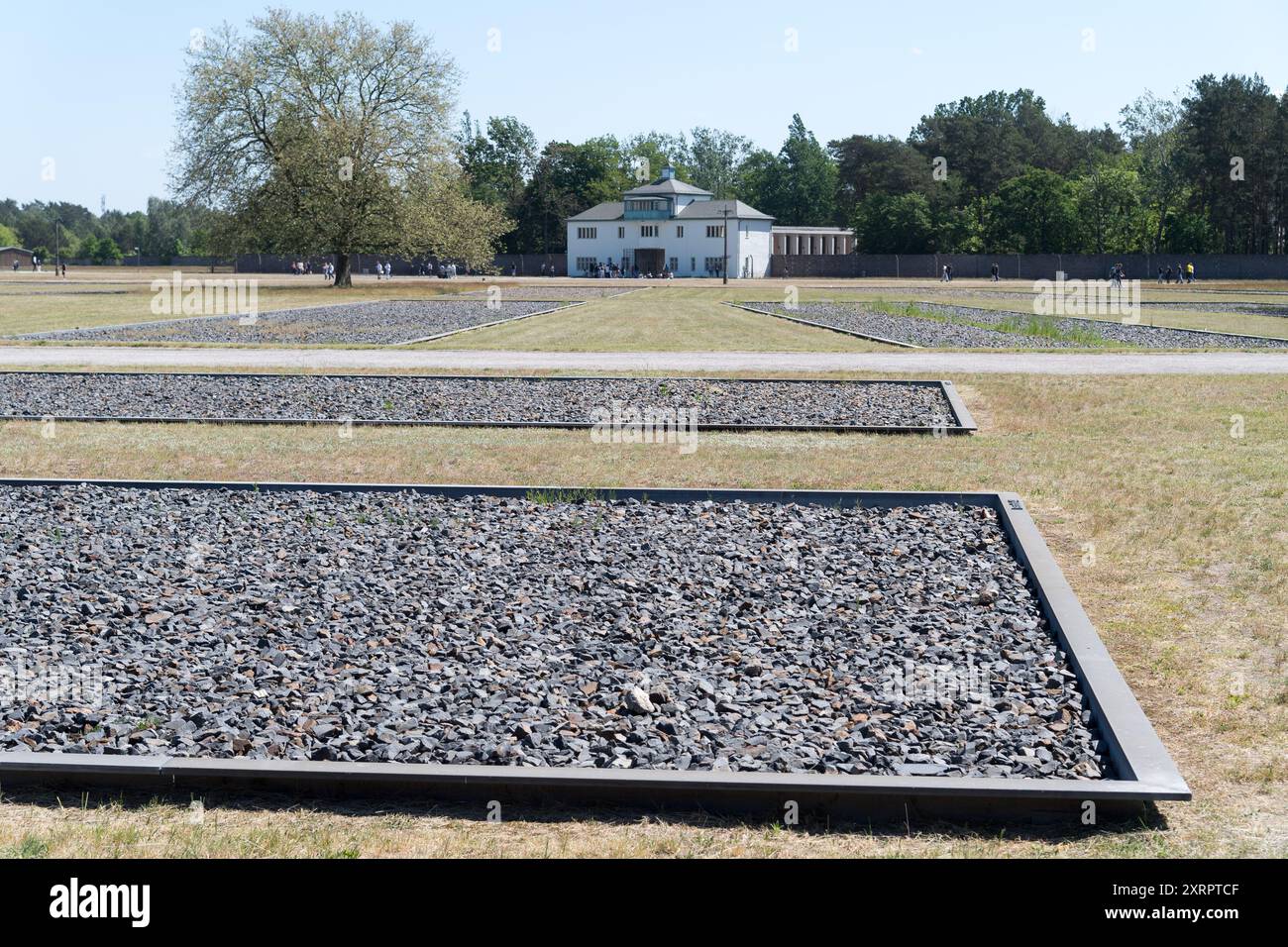 The Main gate or Guard Tower A of Nazi German Konzentrationslager ...