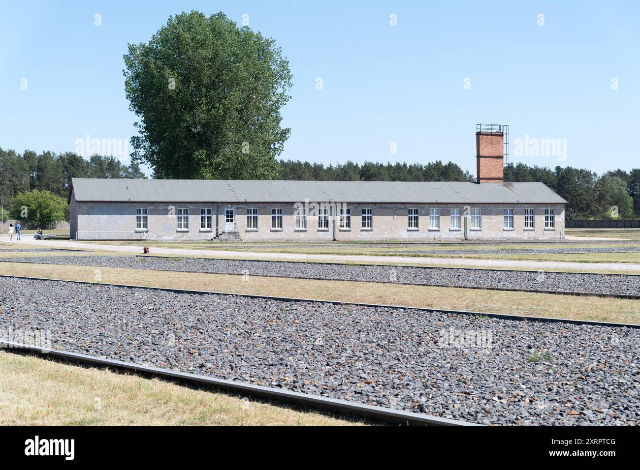 Camp laundry room of Nazi German Konzentrationslager Sachsenhausen ...