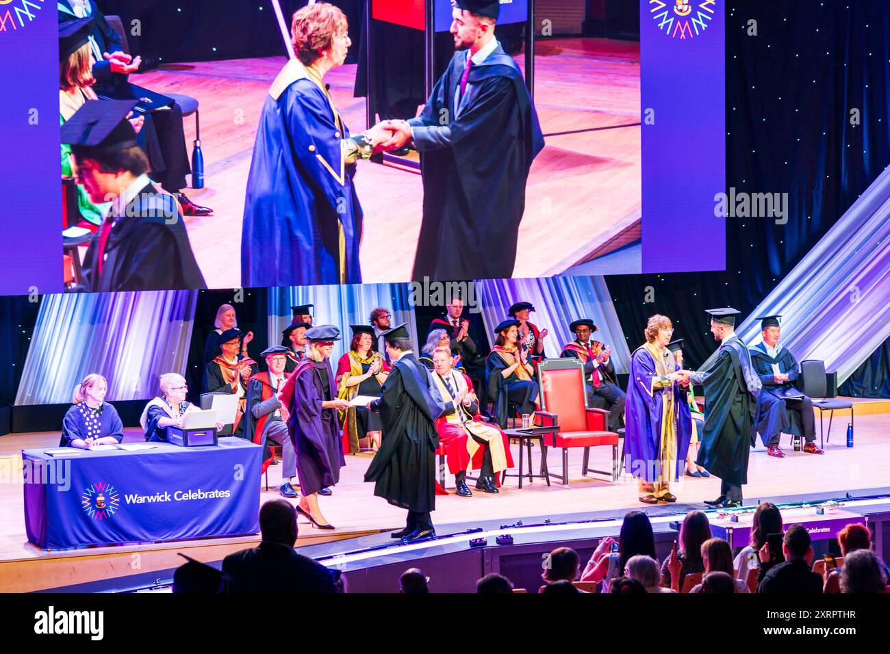 Graduation ceremony at the Butterworth Hall, Warwick University ...